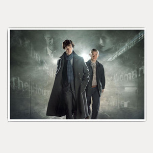 Sherlock Epic Entry Pose (18x12) Paper Print - Abstract posters in ...
