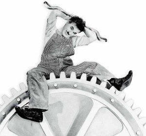 Modern Times - Machine - 1936 Paper Print - Movies posters in India ...