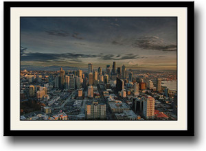 Amazing City Aerial view Fine Art Print - Places posters in India - Buy ...