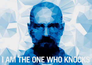 EurekaDesigns Posters Heisenberg Crystallised Fine Art Print - Minimal ...