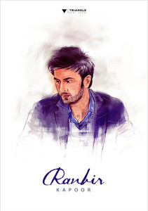 Ranbir Kapoor Poster Fine Art Print - Vipul Bhandari posters - Movies ...