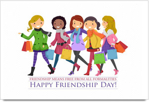 Amy Friends Forever Happy Friendship Day Poster Paper Print - Abstract ...