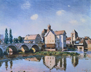 The Bridge of Moret in the Sunlight, 1892 (Medium) Paper Print - Art ...