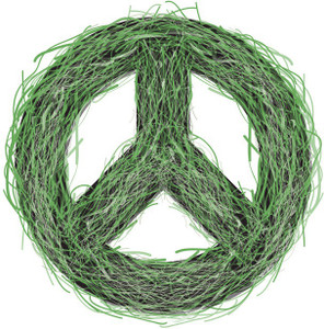 Peace Grass Sign Paper Print - Music posters in India - Buy art, film ...