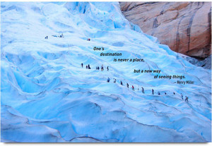 Travel and Tourism White Snow Paper Print - Places, Nature posters in ...