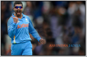 Ravindra Jadeja Cricket Player Poster Paper Print - Sports posters in ...
