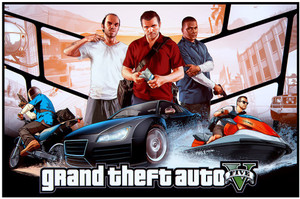 Grand Theft Auto Posters - Game Posters - (GTA) Paper Print - Gaming ...