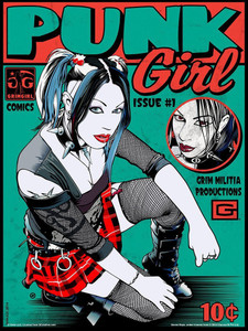 Posterhouzz Punk Girl Comics Poster Fine Art Print - Quotes ...