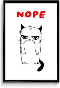 Nope Paper Print - Minimal Art, Movies posters in India - Buy art, film ...