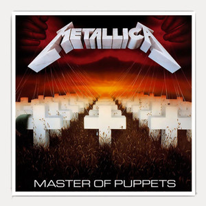 Metallica Master of Puppets Album Cover (18x12) Paper Print - Abstract ...
