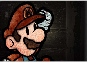 Posterhouzz Saluting Mario Paper Print - Animation & Cartoons posters ...