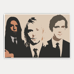 Nirvana Band (18x12) Paper Print - Abstract posters in India - Buy art ...