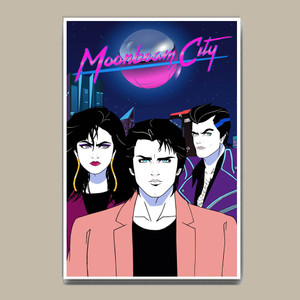 Moonbeam City Tv Series Wall Hang Fine Art Print - Abstract posters in ...