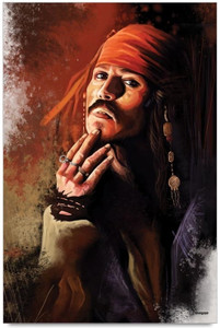 Jack Sparrow Paper Print - Abstract posters in India - Buy art, film ...