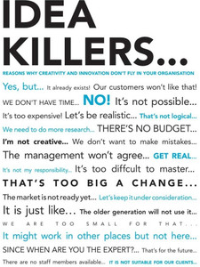 Idea Killers Paper Print - Quotes & Motivation, Typography posters in ...