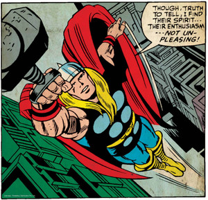 Thor- Fly poster (Officially Licensed) Paper Print - Movies posters in ...