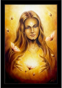 Spring Fairy Goddess Metamorphosing Energy Of Light Paper Print ...