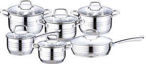 WELLBERG Turbo Cook Cookware Set with Lid NA Pan 16 cm diameter with ...