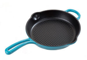 WONDERCHEF Ferro Cast-Iron Fry - Blue Fry Pan 25 cm diameter 0 L ...