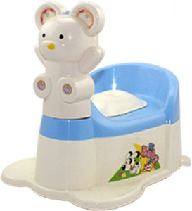 A+B Panda Face With Wheels Potty Box - Plastic Potty Box available at ...