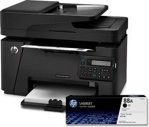 HP LaserJet Pro MFP M128fn Multi-function Monochrome Laser Printer - HP ...