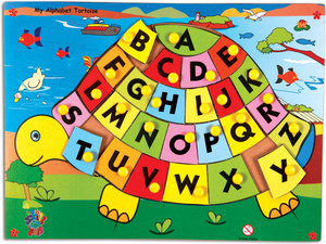 SKILLOFUN My Alphabet Tortoise (With Knobs) (Capital ABC) - My Alphabet ...