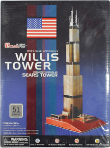 ASIAN HOBBY CRAFTS ***Willis Tower (3D Puzzle World's Greatest ...