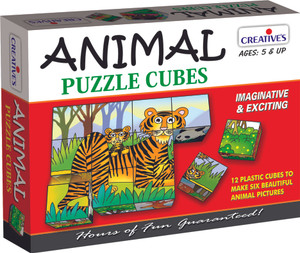 Creatives tives Animal P Cubes 12 Pieces - tives Animal P Cubes 12 ...