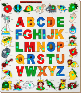 Little Genius Alphabets Object Match up Puzzle - Alphabets Object Match ...