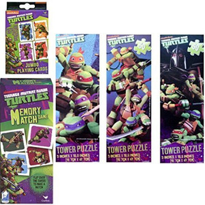 NICKELODEON Ultimate Teenage Mutant Ninja Turtles Puzzle Gift Set For ...