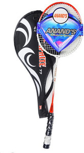 ANAND'S Graphite Titanium 77 Red, White Strung Badminton Racquet - Buy ...