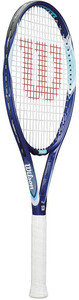 WILSON Aggressor Blue Strung Tennis Racquet - Buy WILSON Aggressor Blue ...