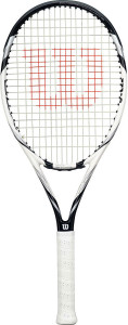 WILSON Six Two 100 White, Black Strung Tennis Racquet - Buy WILSON Six ...