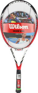 WILSON Steam 99 TNS Red, White, Black Strung Tennis Racquet - Buy ...