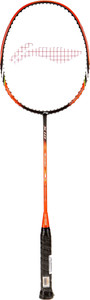 LI-NING Turbo X10 Black, Orange Strung Badminton Racquet - Buy LI-NING ...