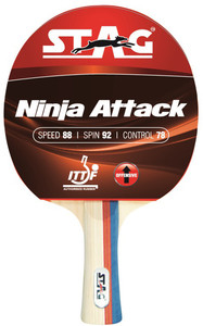 STAG Ninja Attack Multicolor Table Tennis Racquet - Buy STAG Ninja ...
