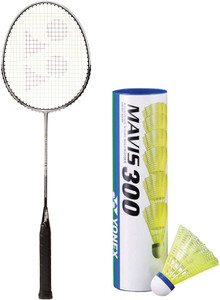 YONEX Carbonex 6000 EX With Mavis 300 Multicolor Strung Badminton ...