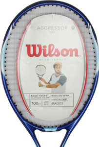 WILSON Aggressor 100 Strung Tennis Racquet - Buy WILSON Aggressor 100 ...