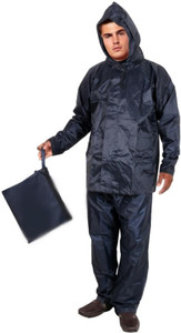 BRC Duckback Classic Luxury Solid Men Raincoat - Buy Navy Blue BRC ...