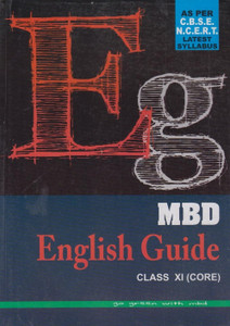 MBD English Guide Class-XI (Core): Buy MBD English Guide Class-XI (Core ...