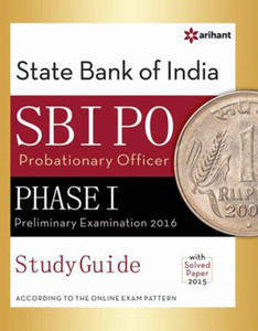 SBI PO Phase-1, Preliminary Examination Study Guide 2016: Buy SBI PO ...