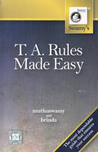 The - Swamy's T. A. Rules Made Easy ( G-1 ) By MUTHUSWAMY & BRINDA ...