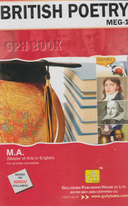IGNOU MEG-1 British Poetry - Reference Book Including Solved Question ...