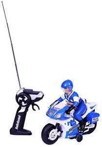 Turban Toys Remote Control Police Motorcycle With Sound - Remote ...