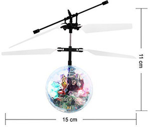 Toyzstation Flying Disco Ball RC Infrared Flyer Helicopter - Flying ...