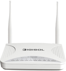 DIGISOL DG-BG4300NU Wireless ADSL 2/2+ Broadband Router with USB Port ...