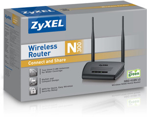 Zyxel NBG-418N V2 Wireless Router 2.1 GHz 300 Mbps Wifi Speed Single ...