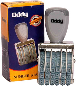Oddy Number 6 Digits (Set of 6) Self-inking Stamp Price in India - Buy ...