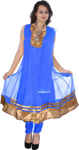 Cinderella Self Design, Solid - Buy Blue Cinderella Self Design, Solid ...