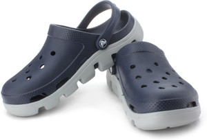 CROCS Duet Sport Clog Men Clogs - Buy Navy, Light Grey Color CROCS Duet ...